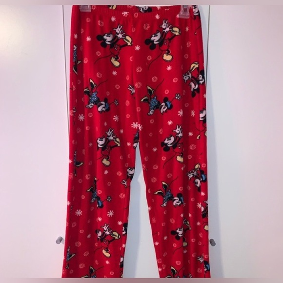 Disney | Intimates & Sleepwear | Medium Adult Red Mickey Minnie Mouse ...